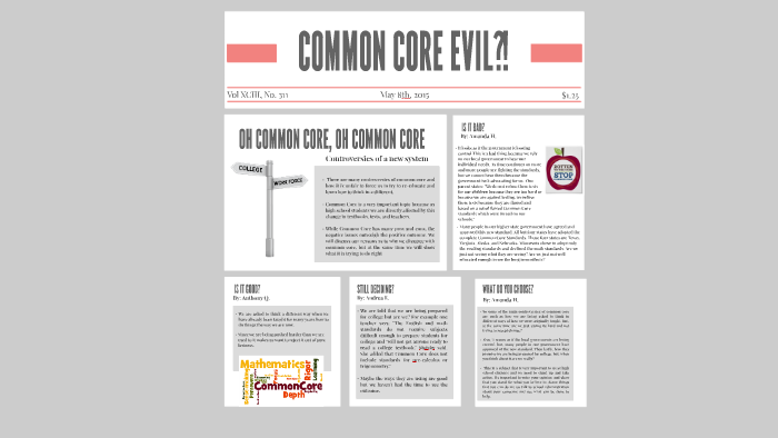 Common Core by Amanda Hall on Prezi