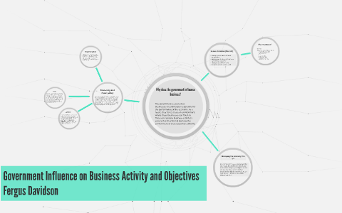 Government Influence on Business Activity and Objectives by Fergus ...
