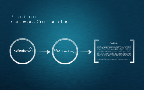 Reflection on Interpersonal Communication by Jeremy Ostermeier on Prezi