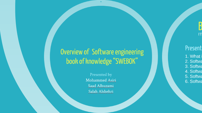 Overview of SWEBOK by Saad alHuzami on Prezi