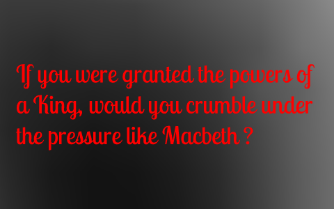 The Great Chain Of Being And Pathetic Fallacies of MacBeth by Sarah ...