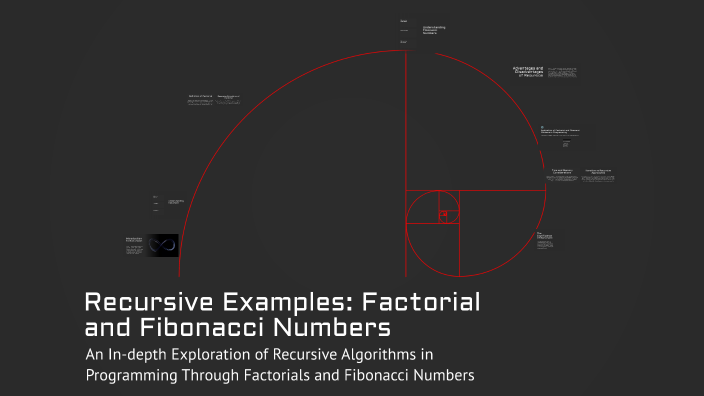 Recursive Examples: Factorial and Fibonacci Numbers by zz ds on Prezi