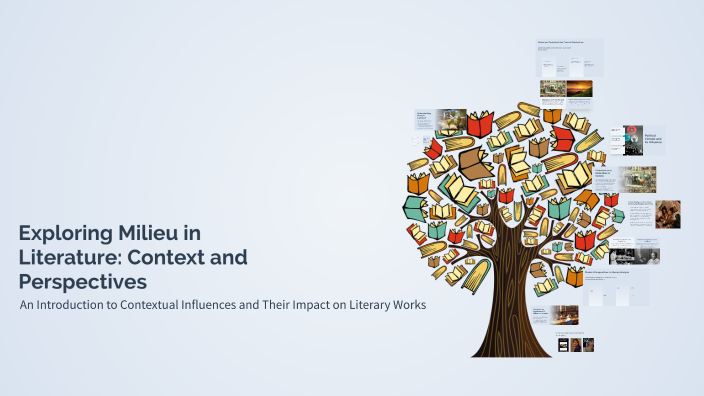Exploring Milieu in Literature: Context and Perspectives by Frances S ...