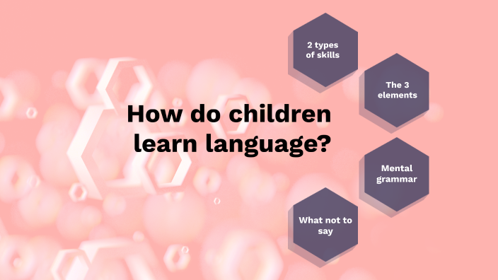 How do children learn language? by zoë de maerteleire on Prezi