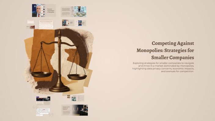 Competing Against Monopolies: Strategies for Smaller Companies by Oscar ...