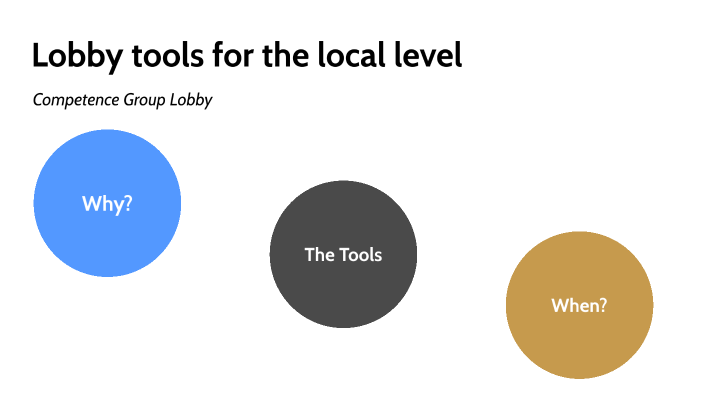 Tools for local lobby processes by Kuldar Lilleõis on Prezi