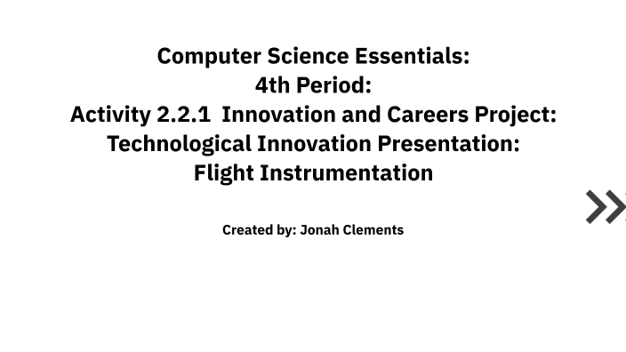 Computer Science Essentials: 4th period: 2.2.1 Innovations and Careers Presentation ...