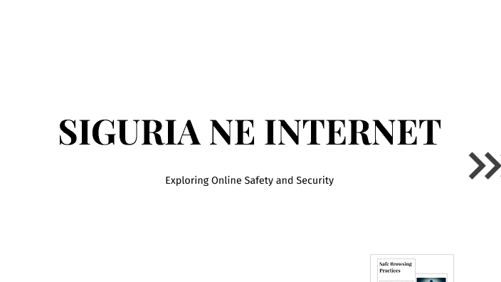 SIGURIA NE INTERNET by shkolla 123 on Prezi