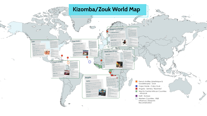 Kizomba/Zouk World Map by Slava Pashchenko on Prezi