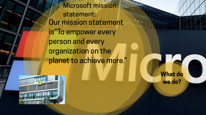 Microsoft Mission