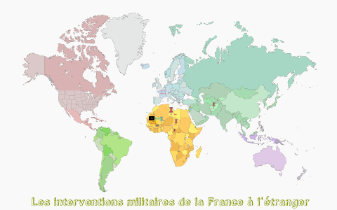 Les interventions militaires de la France à l'étranger by Andréa ...
