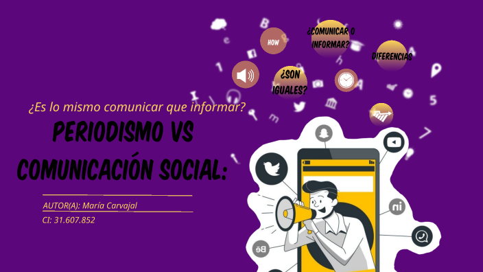 Periodismo vs Comunicación Social: ¿Es lo mismo comunicar que informar? by Maryale on Prezi
