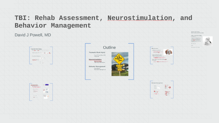 TBI: Rehab Assessment, Neurostimulation, and Behavior Manage by David ...