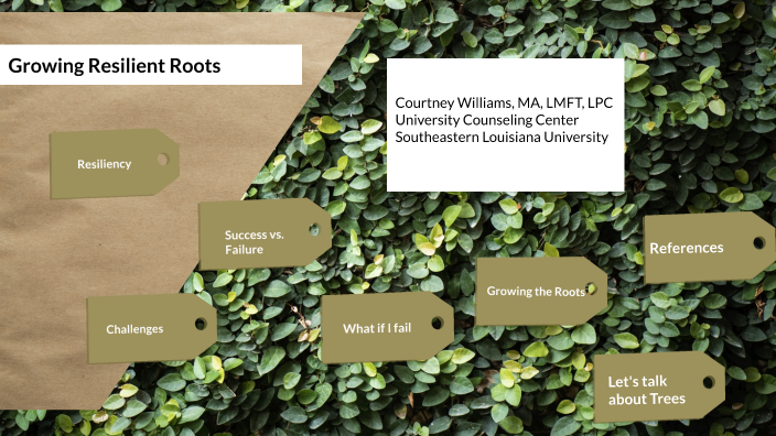 Growing Resilient Roots by Courtney Williams on Prezi