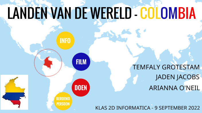 Landen van de wereld - COLOMBIA by Jaden Jacobs on Prezi