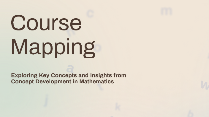 Course Mapping - Aaries C. by Aaries Clarke-Cordick on Prezi
