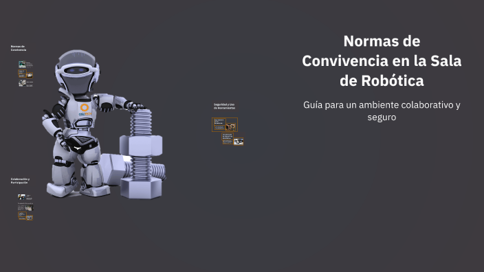 Normas de Convivencia en la Sala de Robótica by Julio Meléndez on Prezi
