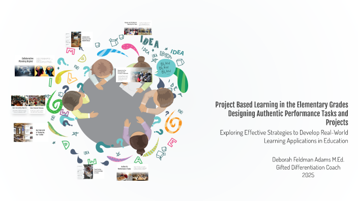 Designing Authentic Performance Tasks And Projects By Deborah Adams On