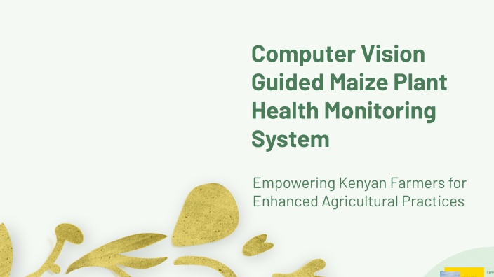 Computer Vision Guided Maize Plant Health Monitoring System by Calvin ...