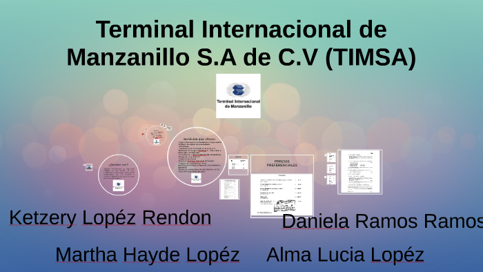 Terminal Internacional de Manzanillo S.A de C.V (TIMSA) by daniela ...