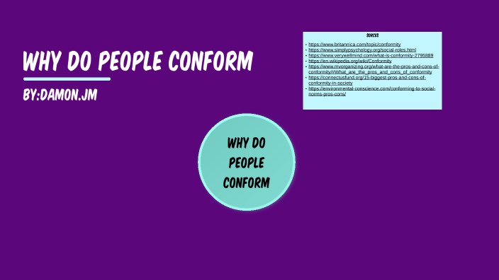 why do people conform by DAMON MERRIKIN on Prezi