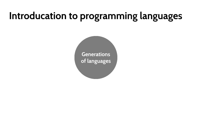 Introducation to programming languages by Daniyal Mashhadi on Prezi