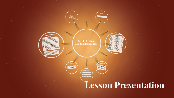 Lesson Presentation by Crystal Bader on Prezi