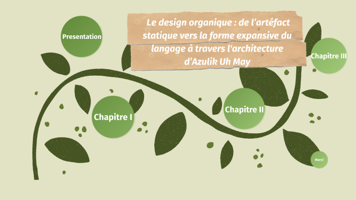 Le design organique : de l’artéfact statique vers la forme expansive du ...