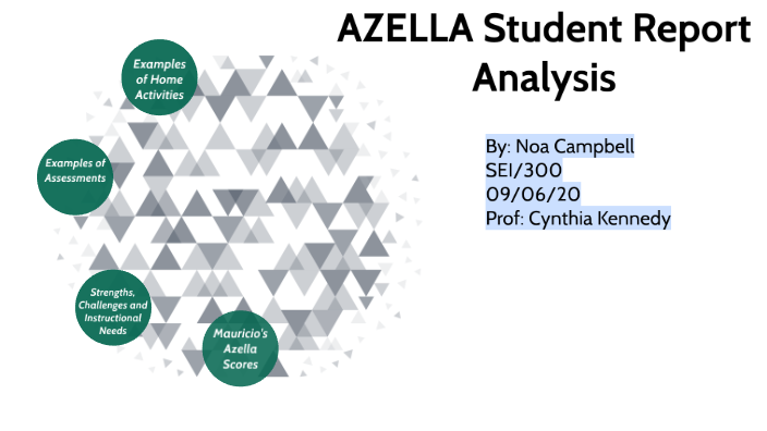 Signature Assignment: AZELLA Report Analysis and Lesson Modifications ...