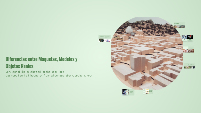Diferencias entre Maquetas, Modelos y Objetos Reales by Esther Lugo on ...