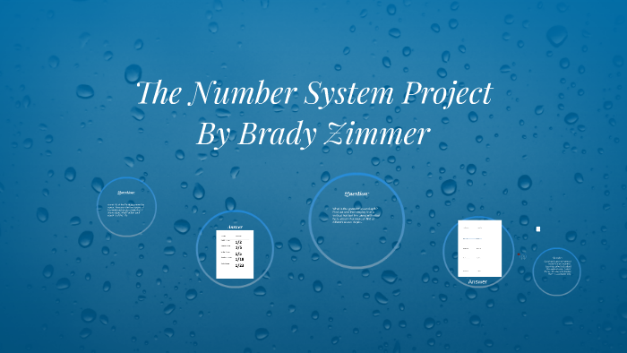The Number System Project by Brady ZImmer on Prezi