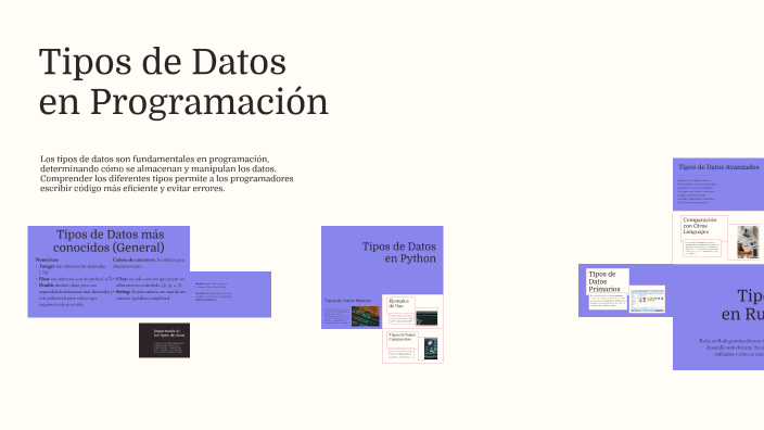 Tipos de Datos en Programación by Nathalia Rueda on Prezi