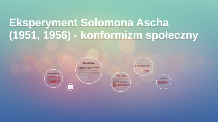 Eksperyment Solomona Ascha (1951, 1956) - wpływ normatywny by Laura Kowalczyk on Prezi
