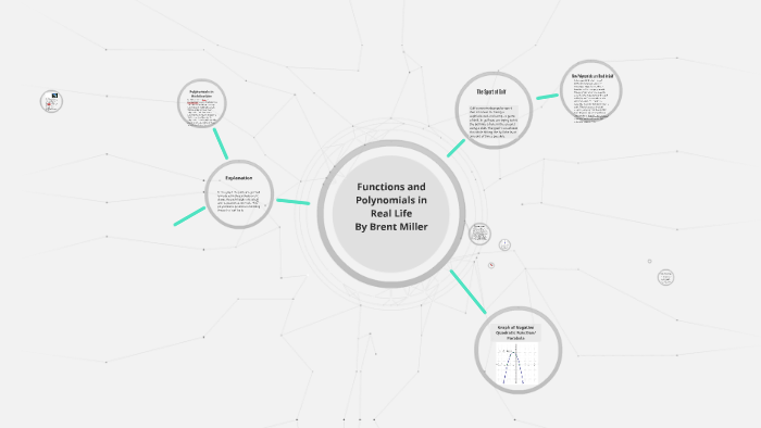 Functions and Polynomials in Real Life by brent miller