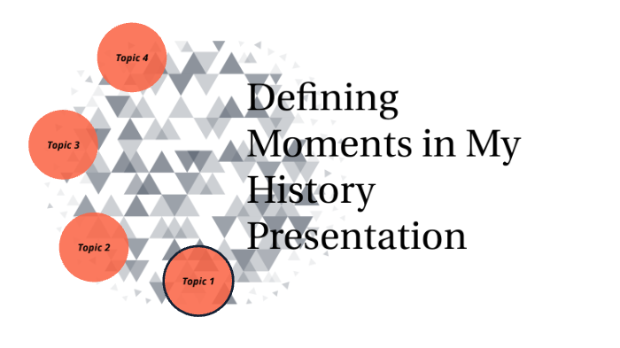 Defining Moments in My History Presentation by on Prezi