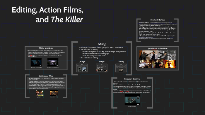 Editing, Action Films, by Laura Hagglund