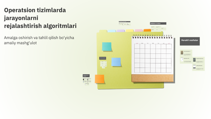 Process Scheduling Algorithms in Operating Systems by Husanbek ...