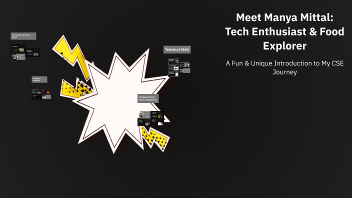 Meet Manya Mittal: Tech Enthusiast & Food Explorer by Manya Mittal on Prezi