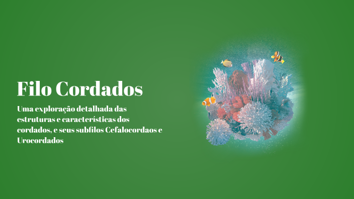 Os Cordados: Estruturas e Características by Letícia Ruggiero Marques ...