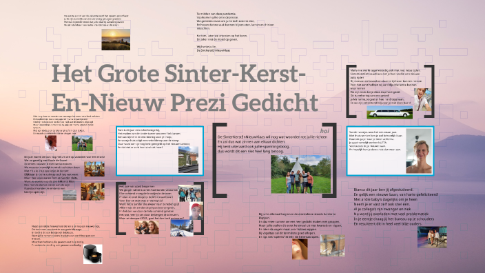 Het Grote SinterKerstEnNieuw-Prezi Gedicht by Iris Vogel on Prezi