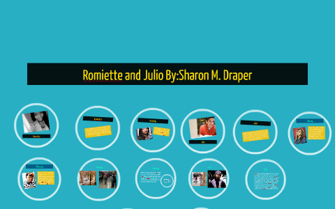 Romiette and Julio By:Sharon M. Dreper by jordan sims on Prezi