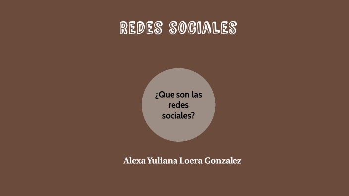Redes sociales by Alexa Loera on Prezi