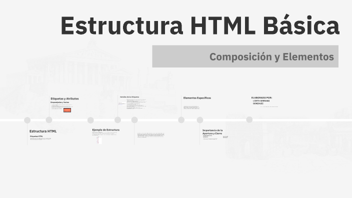 Estructura HTML Básica by lizeth serrano on Prezi