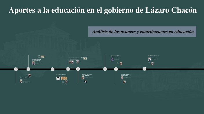 Aportes a la educación en el gobierno de Lázaro Chacón by Andrés García ...