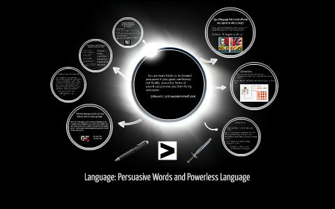 Language: Persuasive Words and Powerless Language by Kyle McGanty on Prezi