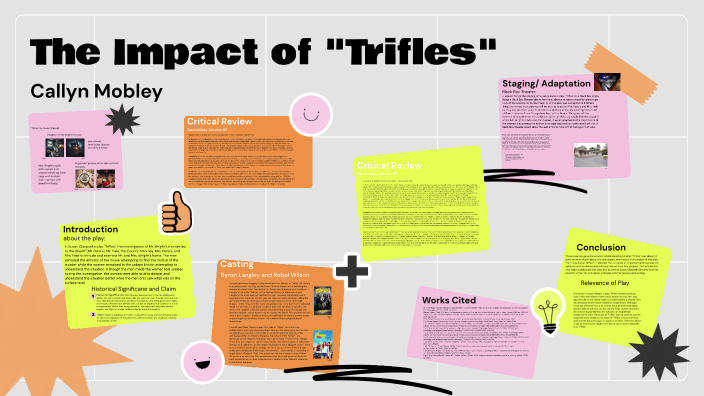 The Impact of Susan Glaspell's Play "Trifles" by Callyn Mobley on Prezi