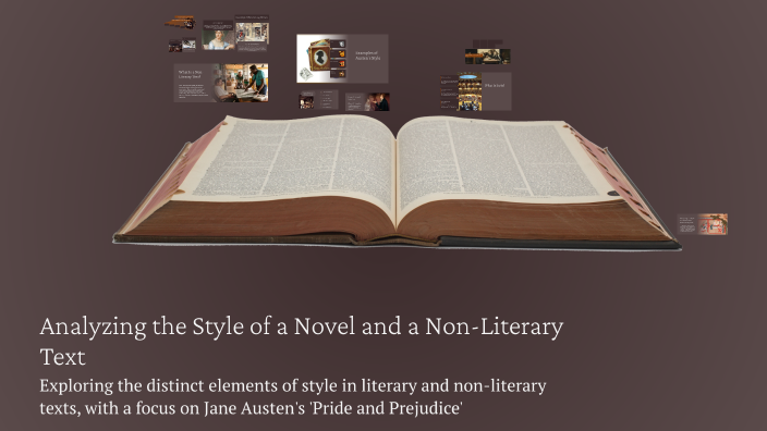 Analyzing the Style of a Novel and a Non-Literary Text by Taskeen Zahra ...
