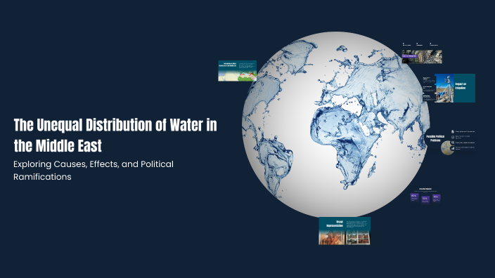 The Unequal Distribution of Water in the Middle East by aaron Yancey on ...