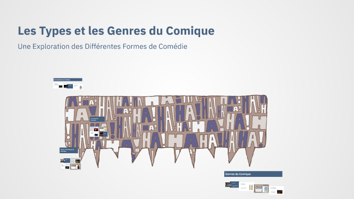 Les Types et les Genres du Comique by Abdou Hadou on Prezi