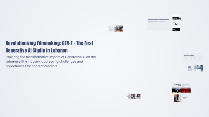 Revolutionizing Filmmaking: GEN-Z - The First Generative AI Studio in ...
